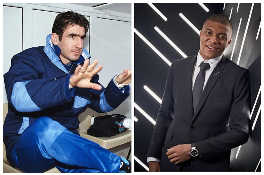 From Cantona to Mbappé, the crazy evolution of footballer looks ...