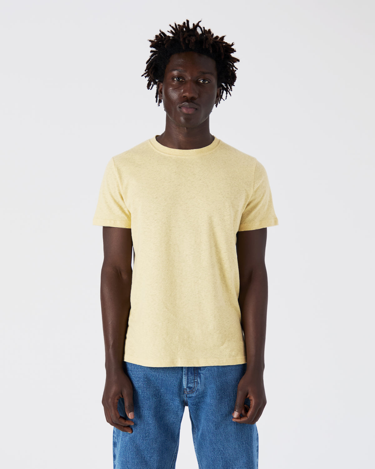 T-shirt Miami jaune pâle - Bonnegueule